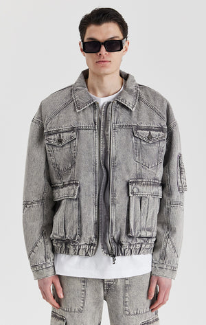 ONLY THE BLIND - Silver Rock Denim Jacket