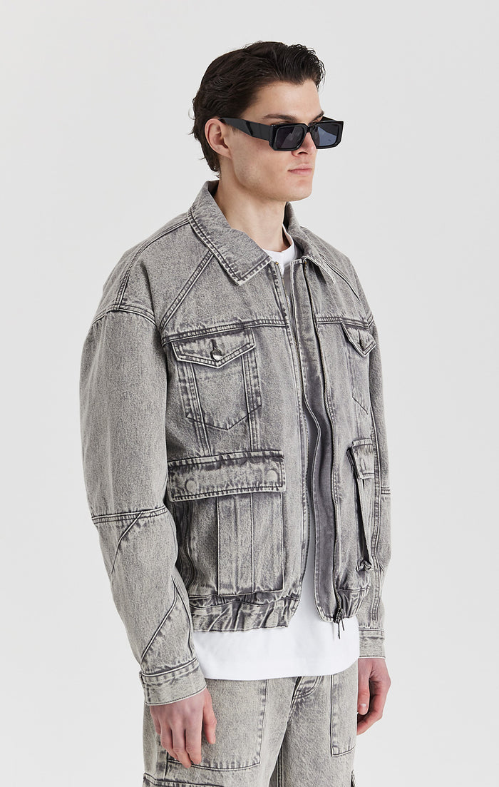 ONLY THE BLIND - Silver Rock Denim Jacket