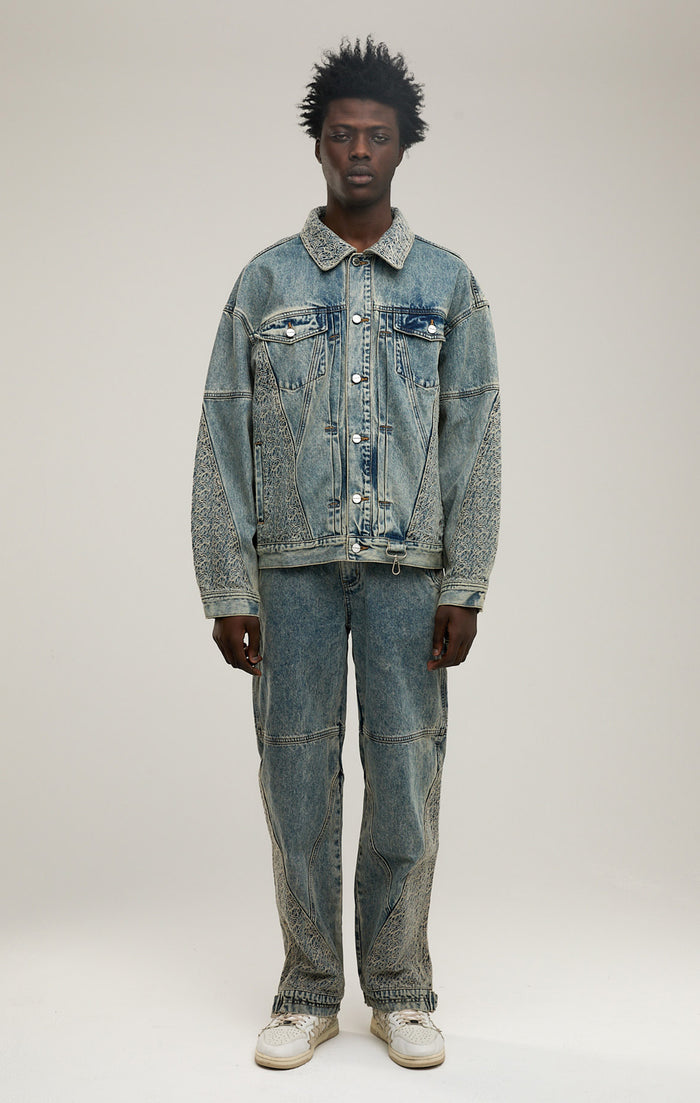ONLY THE BLIND - Signature Stitch Denim Jacket