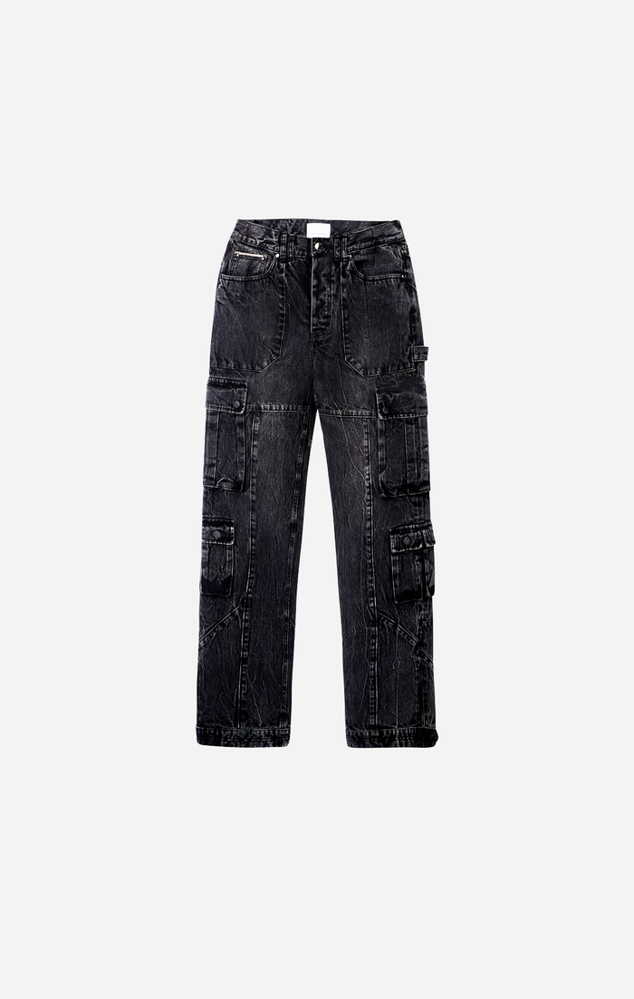 ONLY THE BLIND - BLACK ROCK DENIM JEANS