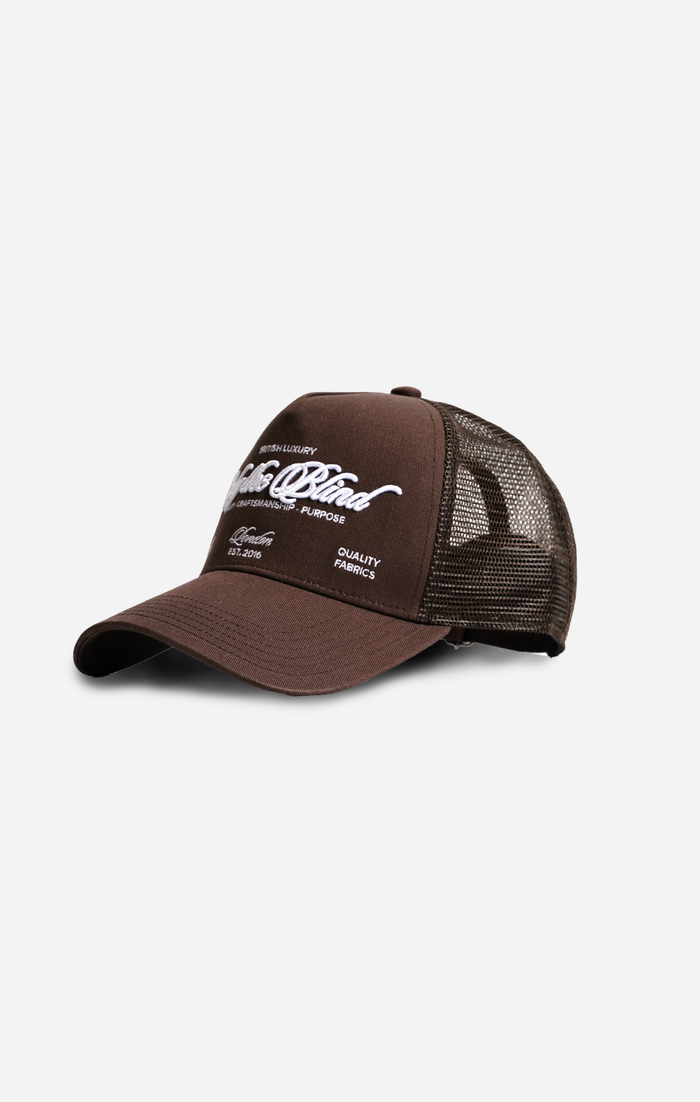 ONLY THE BLIND - BROWN SPECIALIST TRUCKER CAP