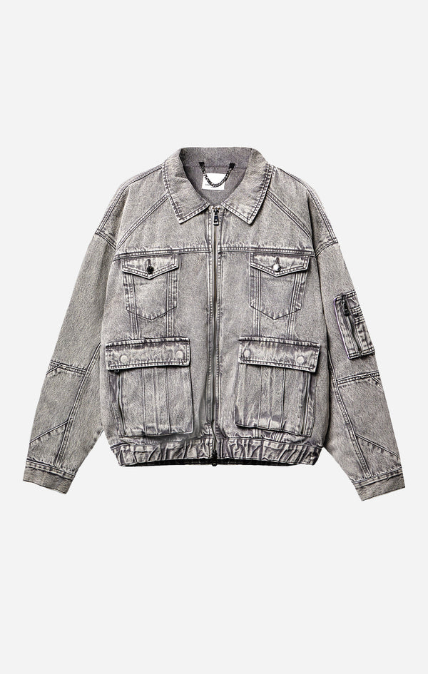 ONLY THE BLIND - Silver Rock Denim Jacket
