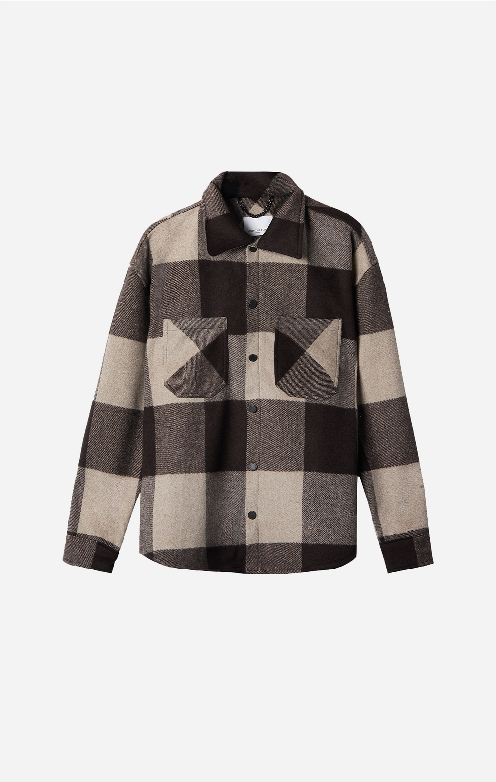 ONLY THE BLIND - Chestnut Flannel Shirt
