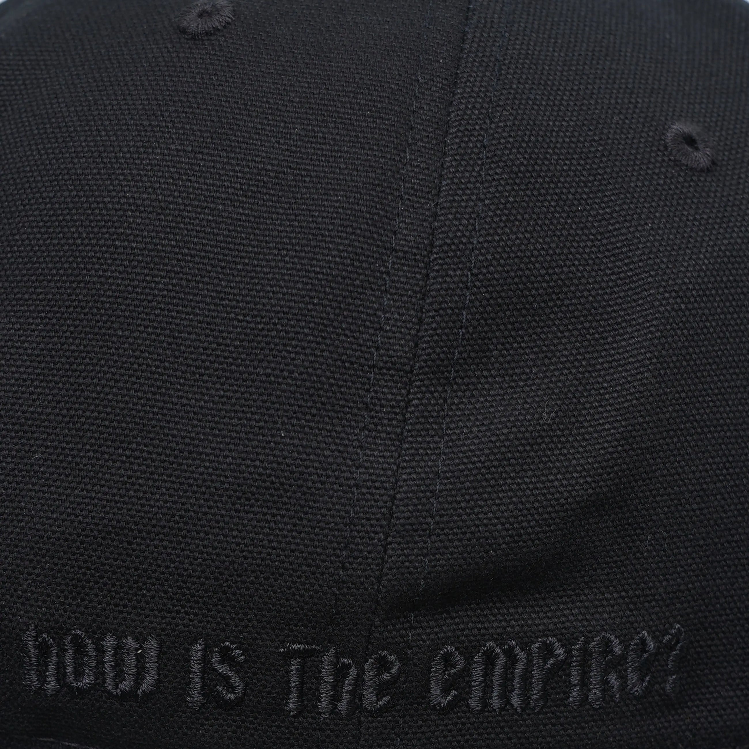 ONLY THE BLIND - Black Crew Logo Baseball Cap