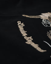 ONLY THE BLIND - Crane Embroidered Hoodie